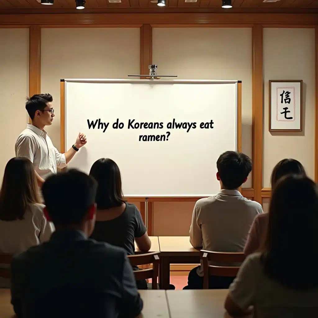Why do Koreans always eat ramen?- Shobu Japanese Cuisine